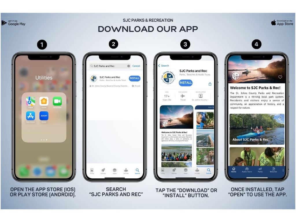 St. Johns County Parks and Recreation Department Launches New App - St ...