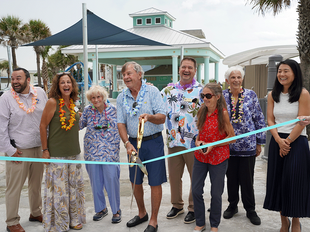 Vilano Beach Oceanfront Park Ribbon Cutting St Johns County