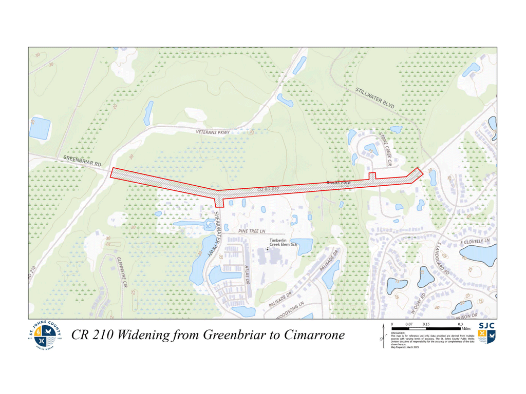 St. Johns County Announces Major Traffic Shift on County Road 210 - St ...