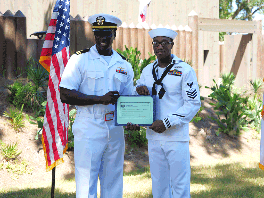 St. Johns County’s Fort Mose Hosts Navy Re-Enlistment Ceremony - St ...